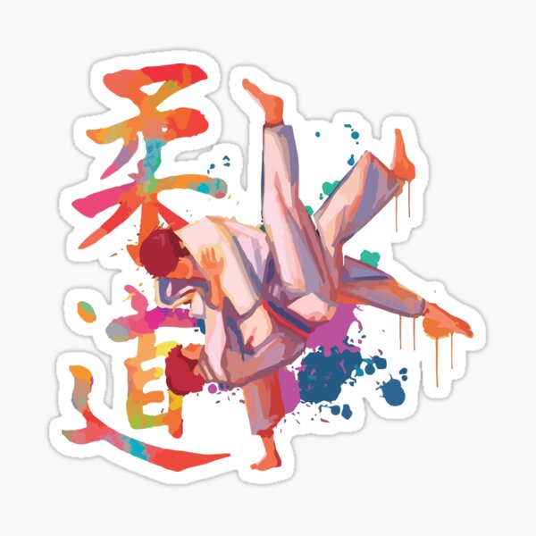 "judo" Sticker for Sale by zaher97 | Redbubble