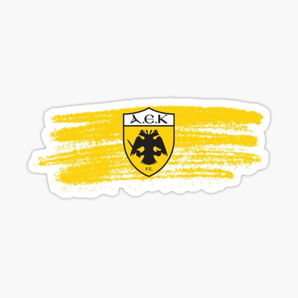 "AEK ATHENS" Sticker for Sale by Footballart- | Redbubble