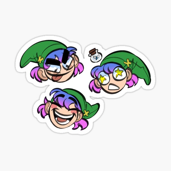 "Hannah Sticker Set" Sticker for Sale by Loxiv | Redbubble