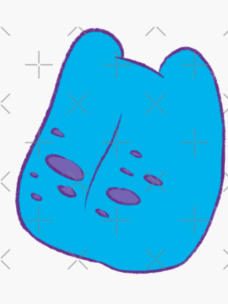 "Goofy Frog - Blue" Sticker by Risky-Biznus | Redbubble