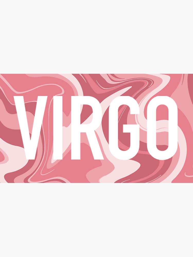 "Pink Virgo " Sticker by alexcfleming | Redbubble