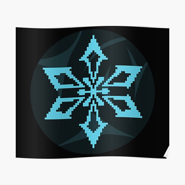 "pixel art cryo element" Poster by julituslab | Redbubble