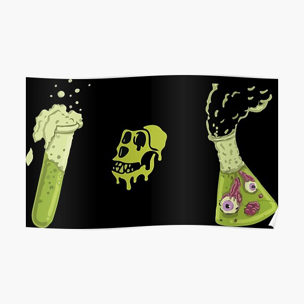 "Mutant Bayc Ape" Poster by HYPB3ST | Redbubble