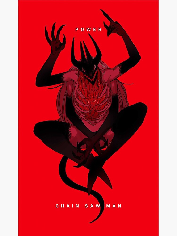 Pegatina «Delvil Power | Chainsaw Man» de AoiDoi | Redbubble
