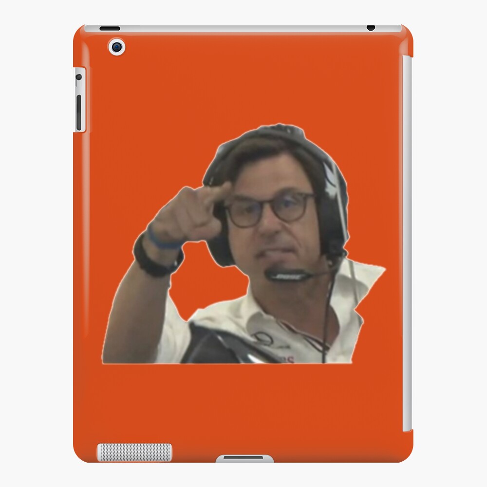 Angry Toto Wolff Brasil Gp 2021 Ipad Case And Skin For Sale By Dlprintings Redbubble