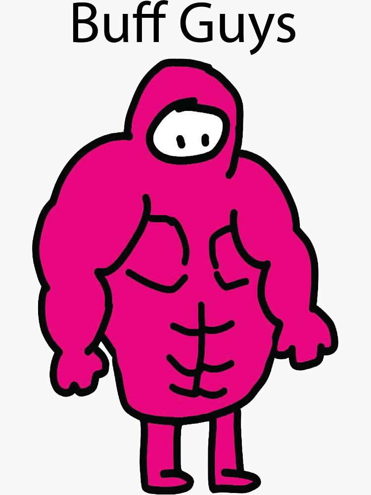 "Buff Guys" Sticker by designifly | Redbubble