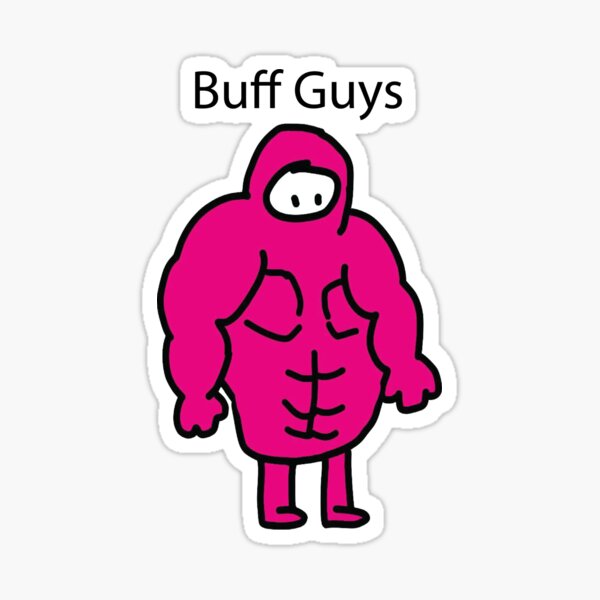 "Buff Guys" Sticker by designifly | Redbubble