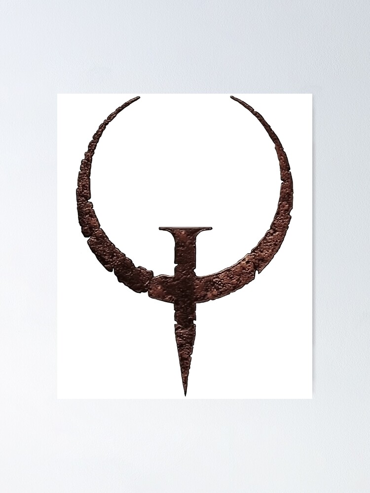 "Quake 1 Logo For Fans" Poster for Sale by SavioBuckridge | Redbubble