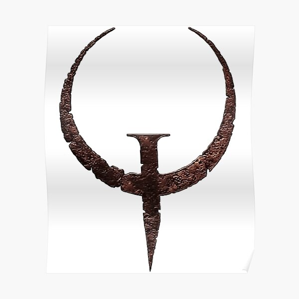 "Quake 1 Logo For Fans" Poster for Sale by SavioBuckridge | Redbubble