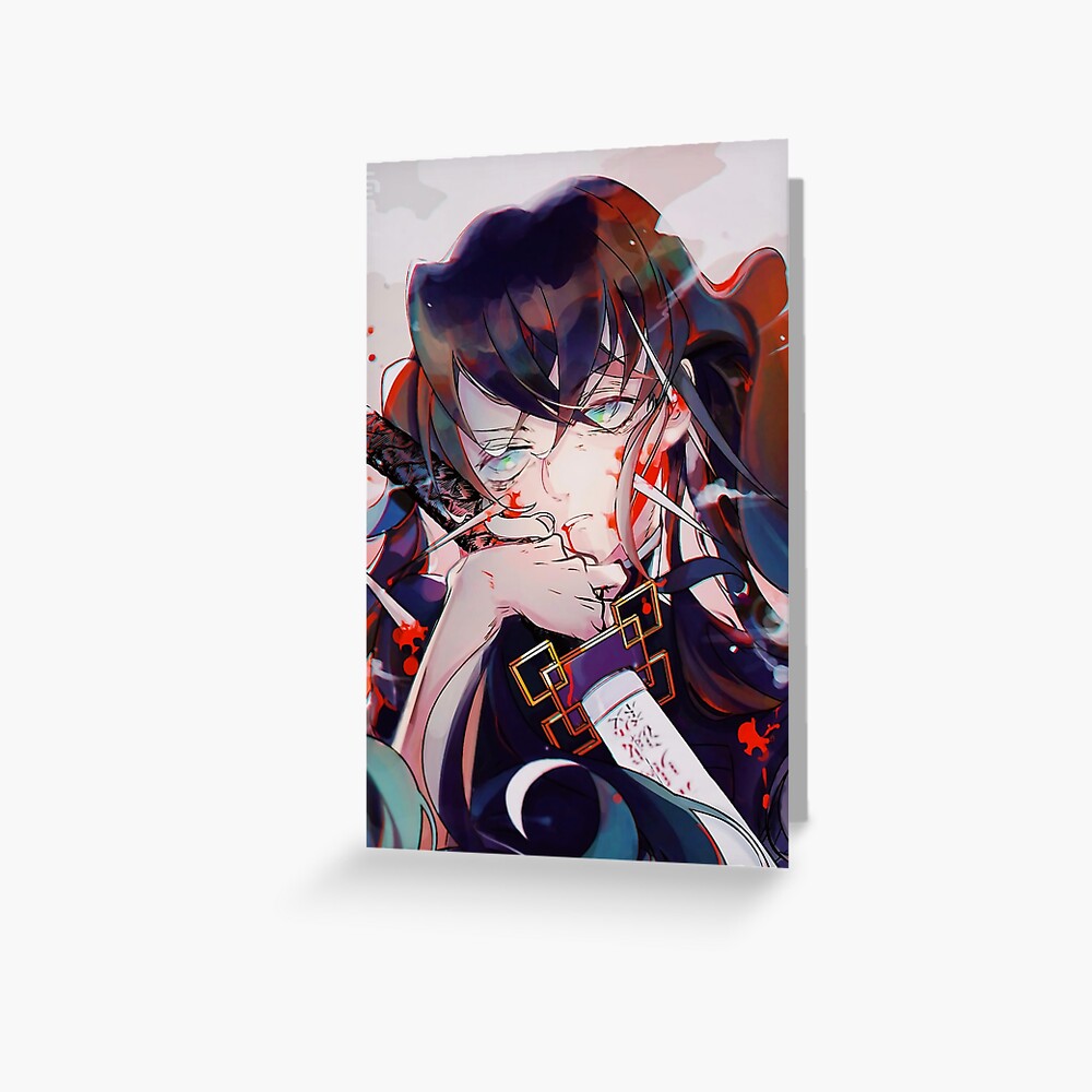 "Muichiro Tokito Demon Slayer " Greeting Card by KarinaTaisha | Redbubble