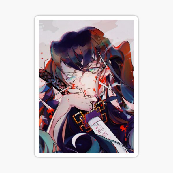 "Muichiro Tokito Demon Slayer " Sticker for Sale by KarinaTaisha ...