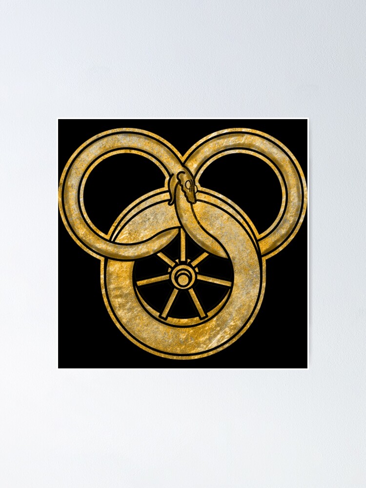 "Wheel of Time Symbol " Poster for Sale by Dannydali57 | Redbubble