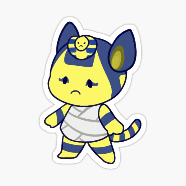 "Ankha the Cat" Sticker for Sale by tiffmagius | Redbubble