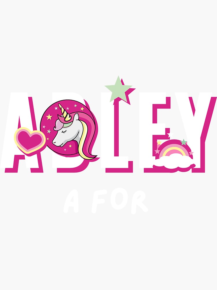 "A For Adley Tshirt - A For Adley Fanart Sticker" Sticker for Sale by ...