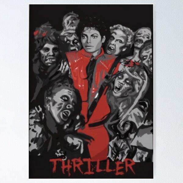 "Thriller Jackson" Poster for Sale by Dorianbubble | Redbubble