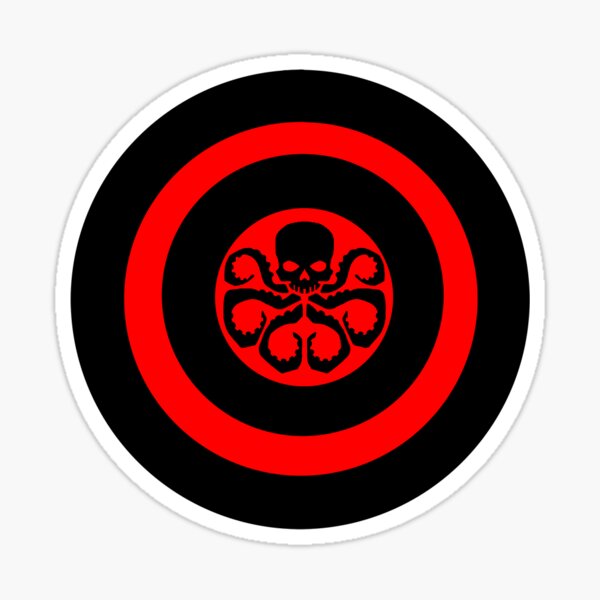 "Captain Hydra" Sticker by lisalove-design | Redbubble
