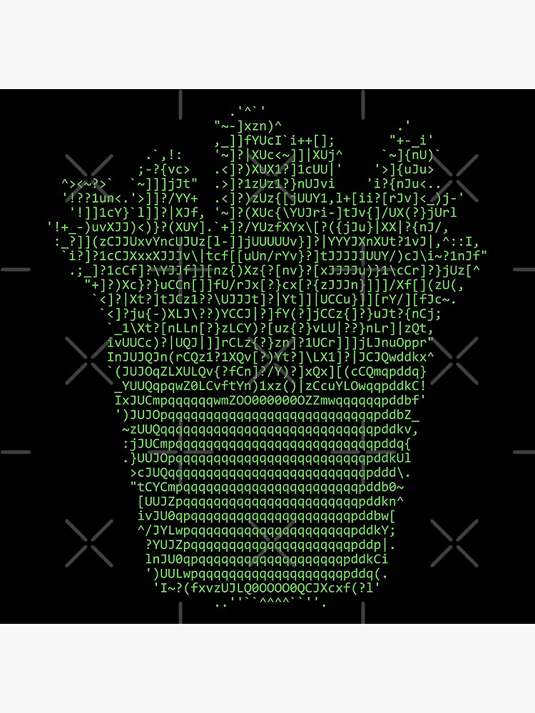 "French fries emoji Ascii Art" Poster for Sale by typo-n-quotes | Redbubble