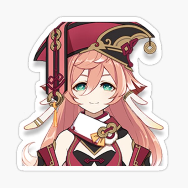 "Genshin Impact Yanfei Sticker" Sticker von karlawaifu | Redbubble