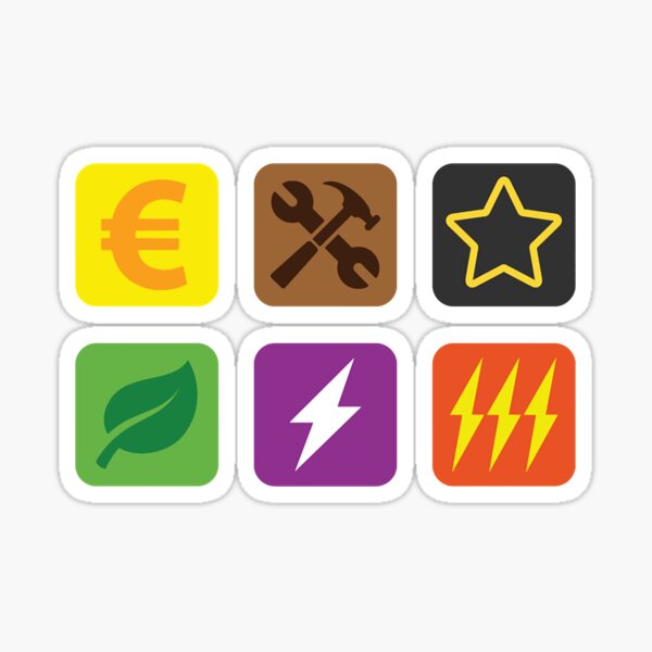 "Terraforming Icons Classic " Sticker for Sale by rogelionicola | Redbubble