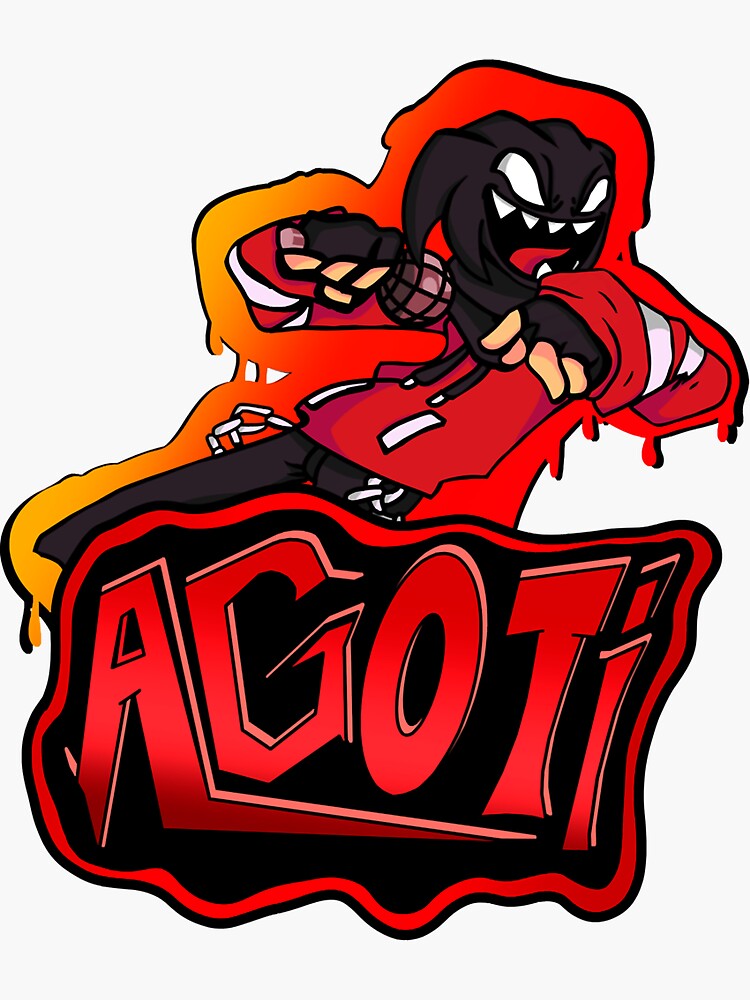 Pegatina «AGOTI fnf mod personaje Graffiti» de EarlEFaunce | Redbubble