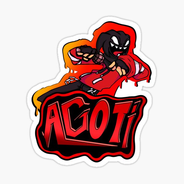 Pegatina «AGOTI fnf mod personaje Graffiti» de EarlEFaunce | Redbubble