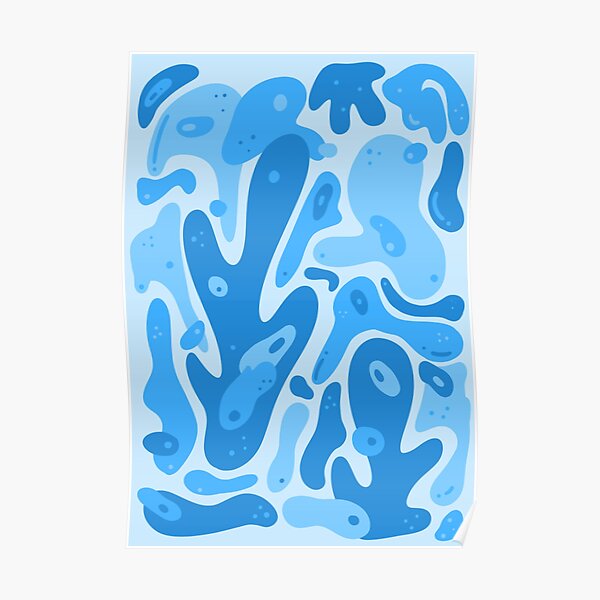 "Bloob" Poster by teagiebeagie | Redbubble
