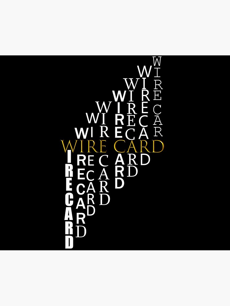 "Wire card letter" Sticker for Sale by Anjanathanilka | Redbubble