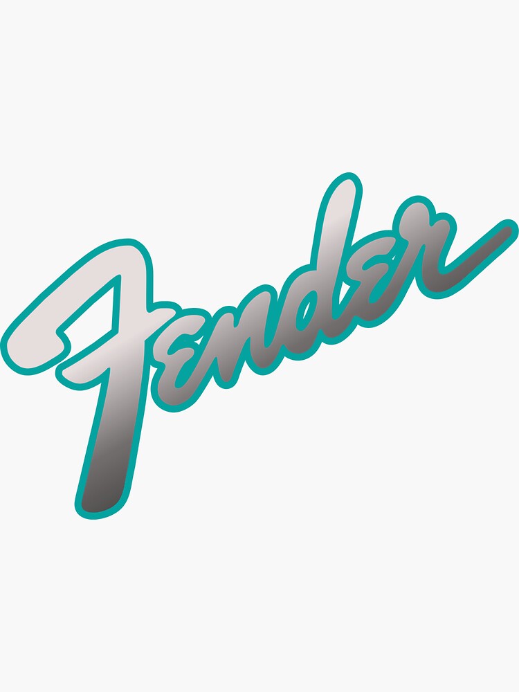 "Fender Logo" Sticker for Sale by ivangaul | Redbubble
