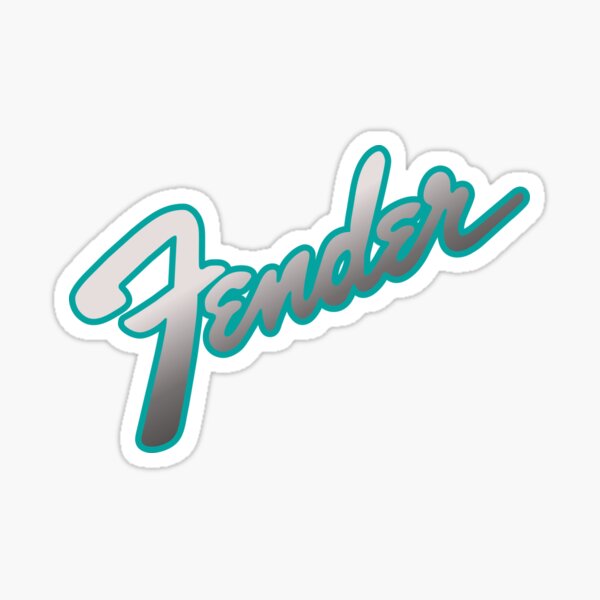 "Fender Logo" Sticker for Sale by ivangaul | Redbubble