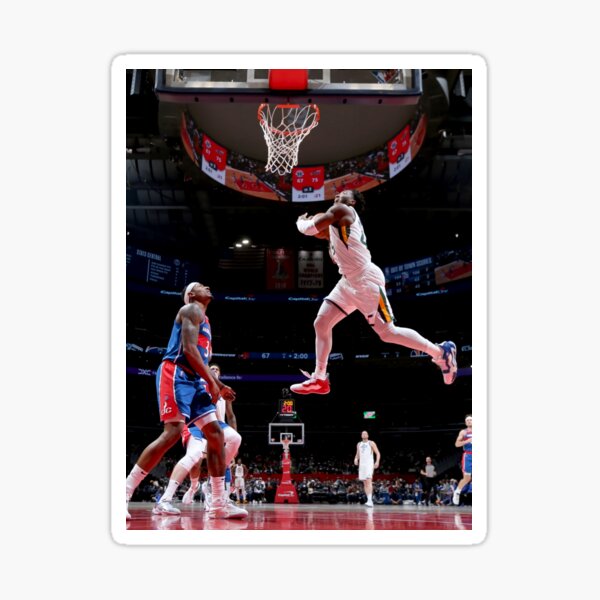 "Donovan Mitchell 45 " The Spida " Posterized Dunk" Sticker by ...