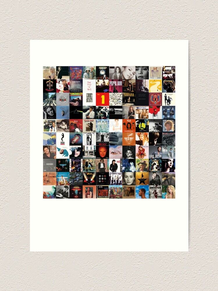 "Pop Album Cover Collage Classic" Art Print for Sale by BrianEchols ...