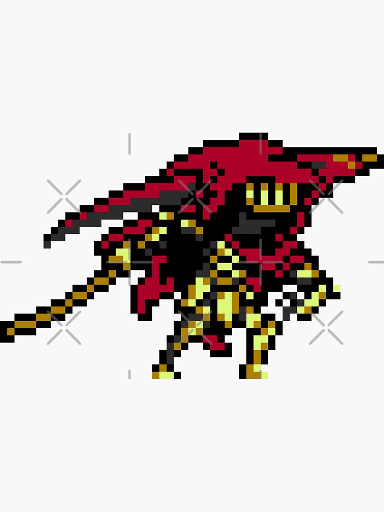 "Specter Knight Sprite" Sticker for Sale by SpriteGuy95 | Redbubble