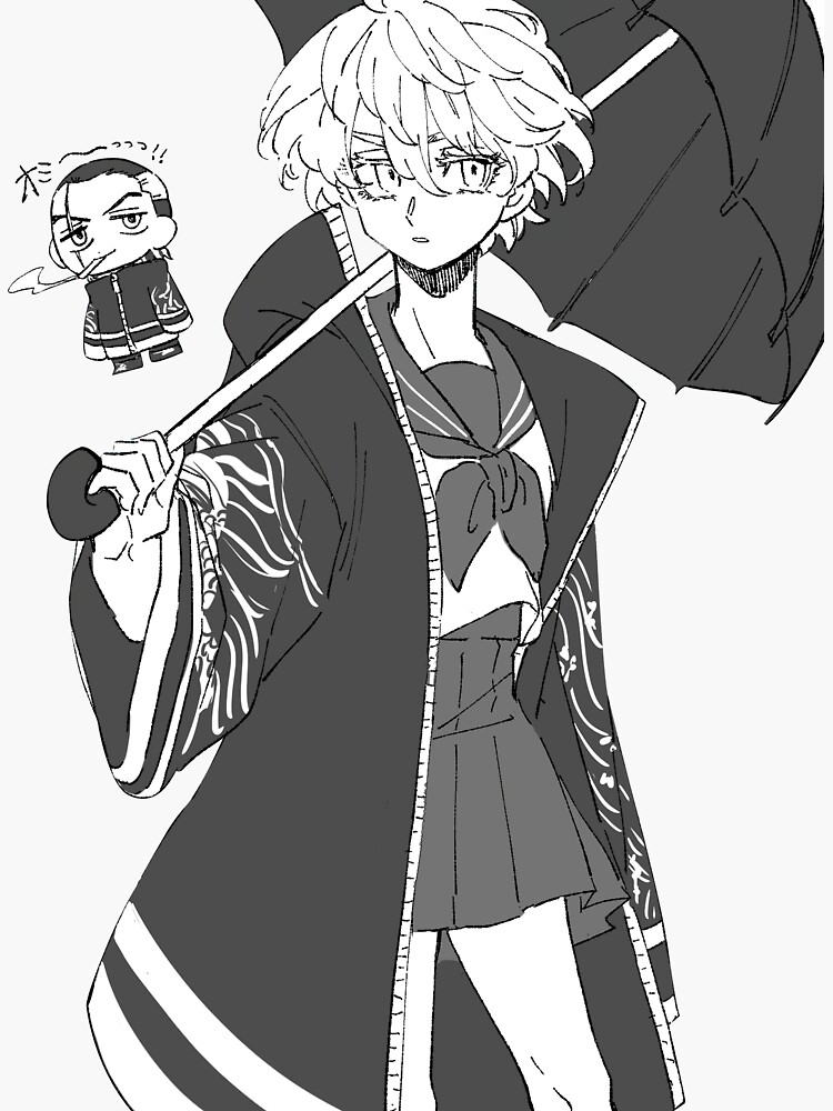 Pegatina «Kawaragi Senju Cool, líder de Brahman» de SHAWINRLA | Redbubble