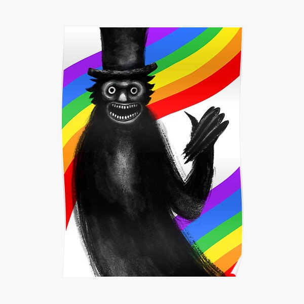 "babadook pride" Poster for Sale by Devilledgreggs | Redbubble