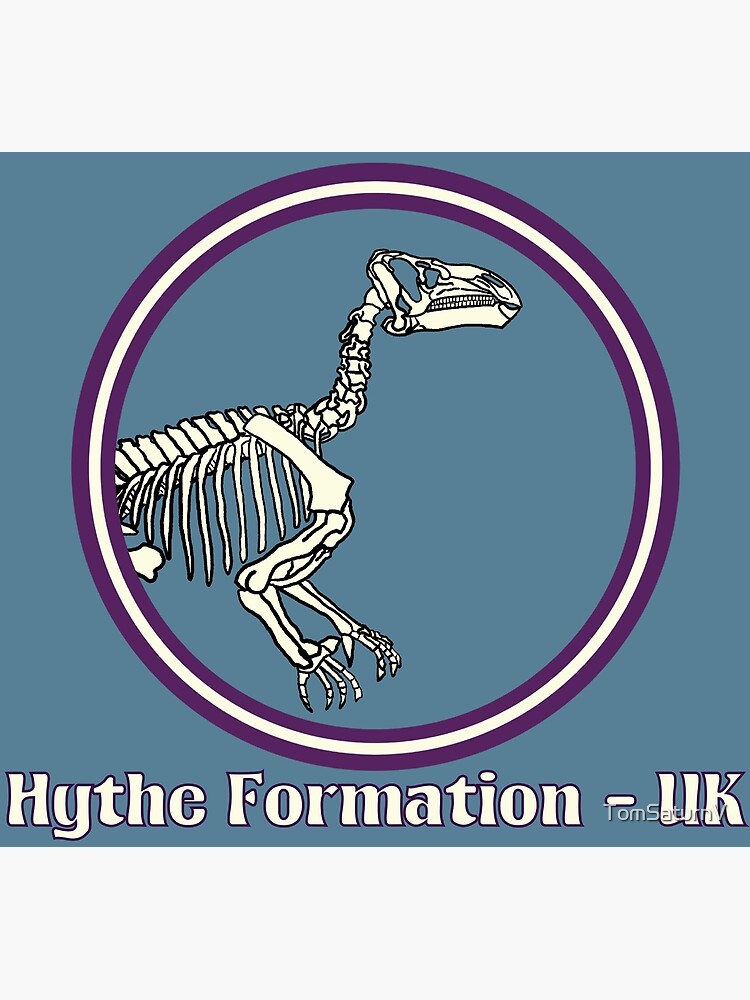 "Hythe Formation - UK, Iguanodon Fossil " Poster for Sale by TomSaturnV ...