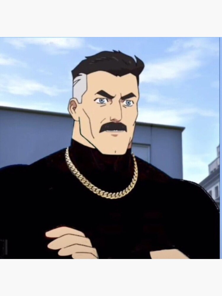 "Omni man drip" Poster by MadoScientist | Redbubble