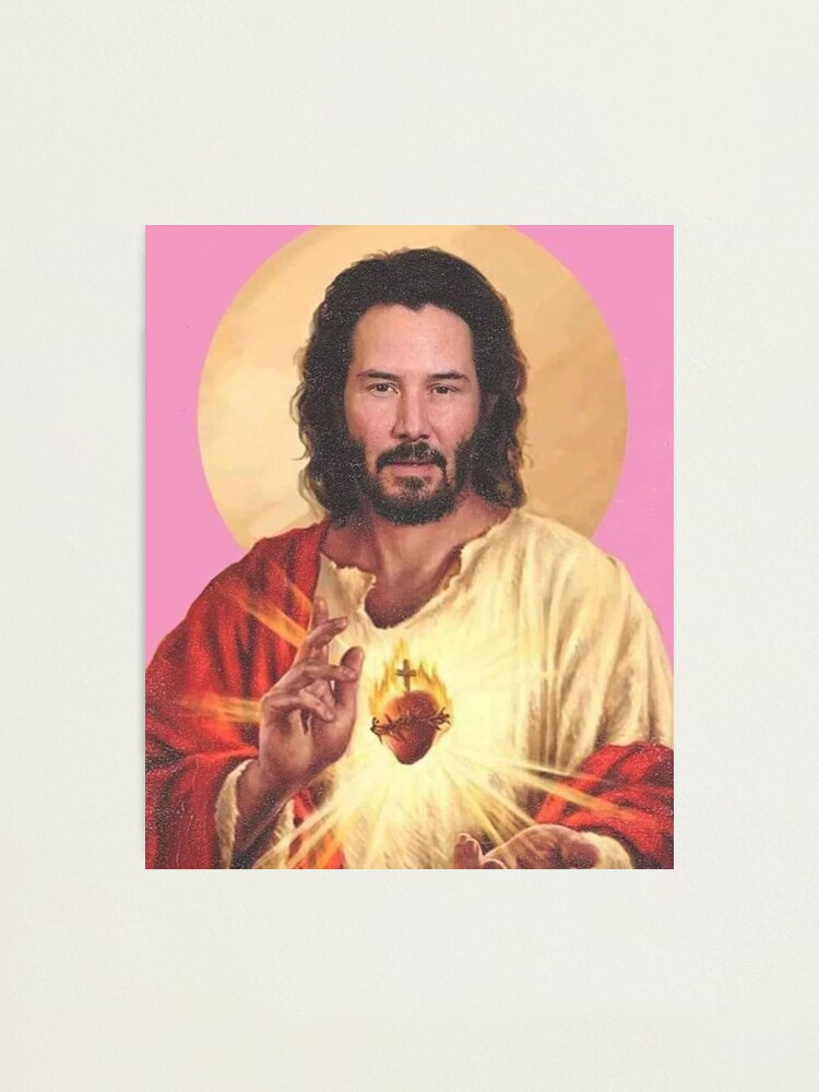 "keanu ,reeves ,jesus" Photographic Print by MadoScientist | Redbubble