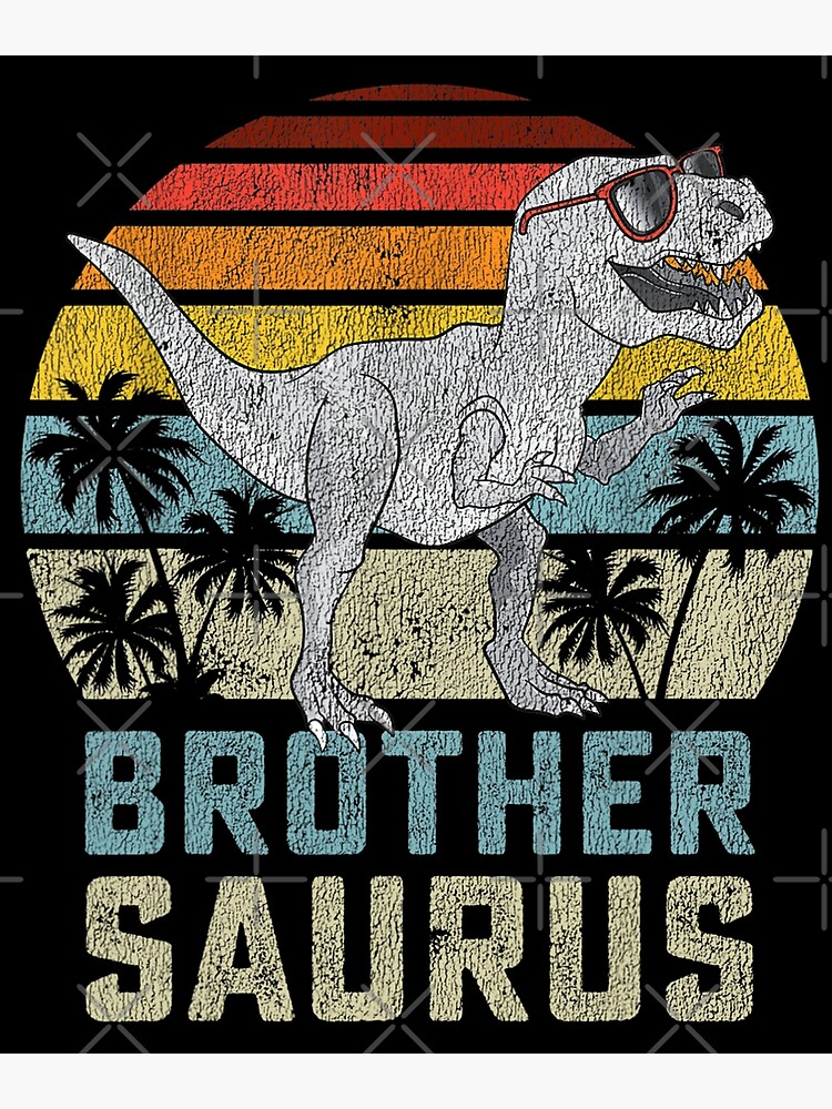 Lámina fotográfica «Brothersaurus T Rex Dinosaurio Hermano Saurio ...