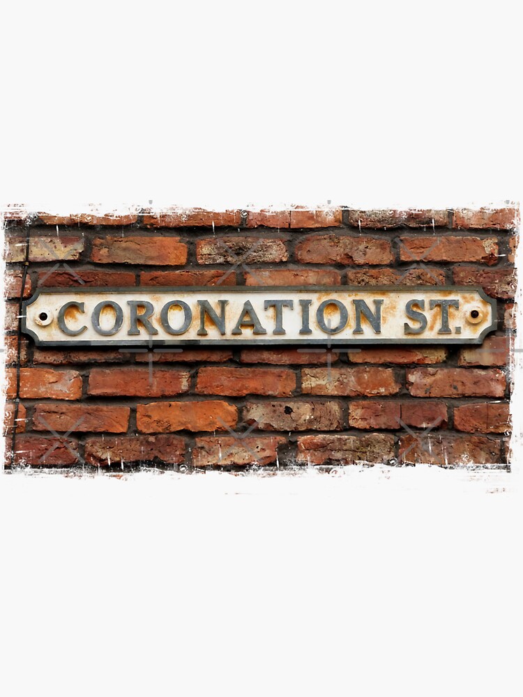 "Coronation St – Retro Coronation Street Tv Show" Sticker for Sale by ...