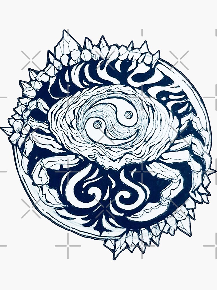 "Crest of Cancer - Zodiac Crest Collection" Sticker for Sale by Pcat007 ...