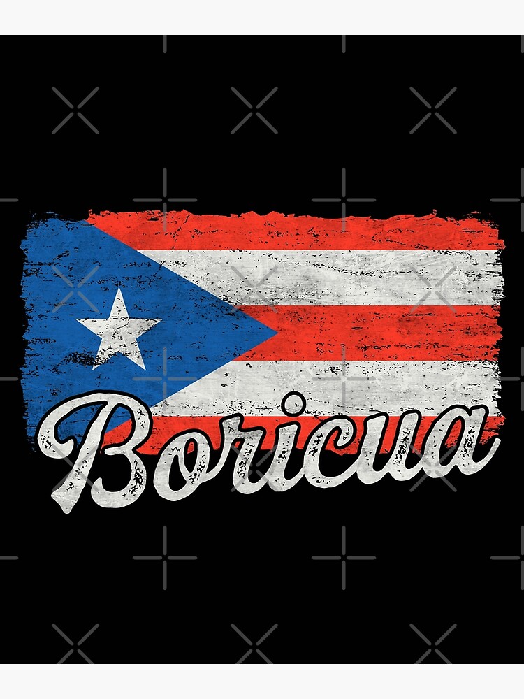 Lámina fotográfica «Bandera de Puerto Rico regalos del orgullo boricua de Puerto Rico» de alenaz ...