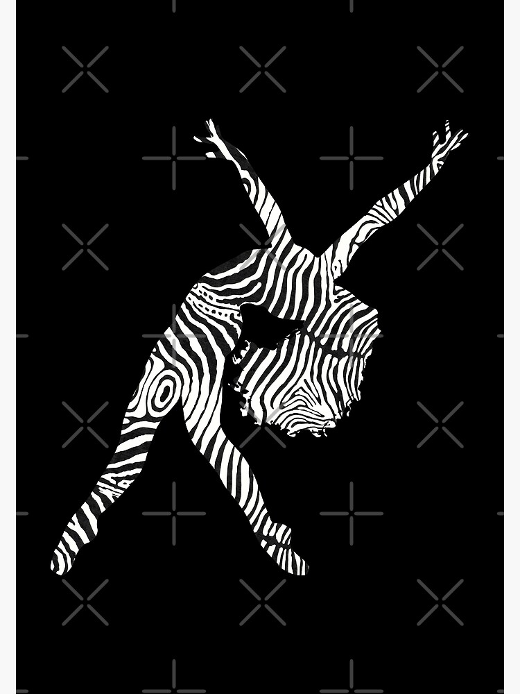 "LYRICAL BALLET - ZEBRA TEXTURE - BALLERINA SILHOUETTE" Poster for Sale ...
