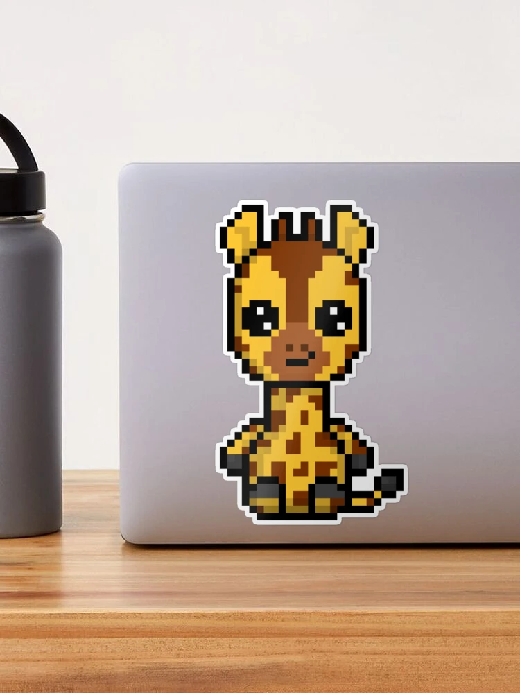 Baby Giraffe Pixel Art