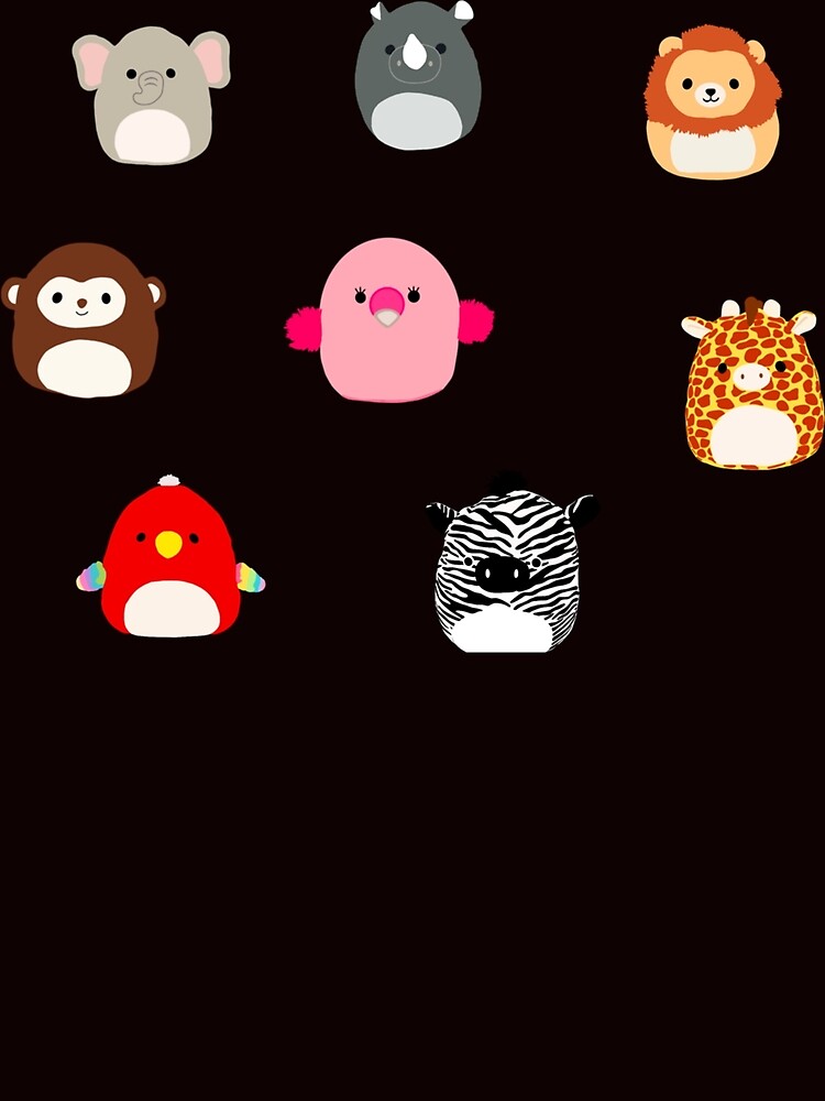 "squishmallow safari sticker pack 1 Sticker" Art Print for Sale by ...