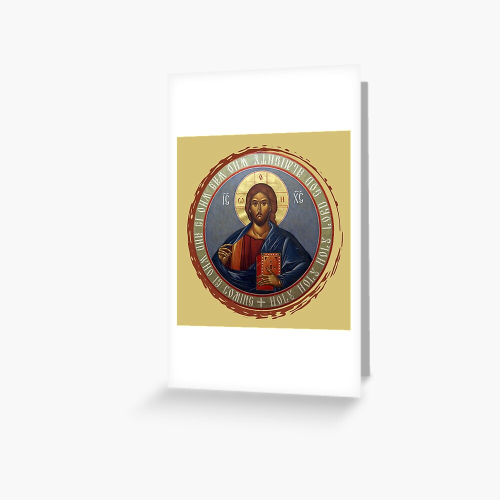 "Jesus Christ, Christ, Icon of Christ" Greeting Card by ADMG | Redbubble