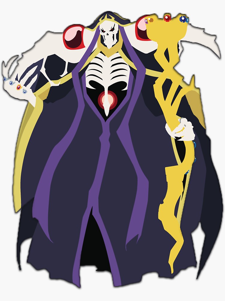 "Overlord Ainz Ooal Gone Anime t-shirt posters stickers season 4 ...