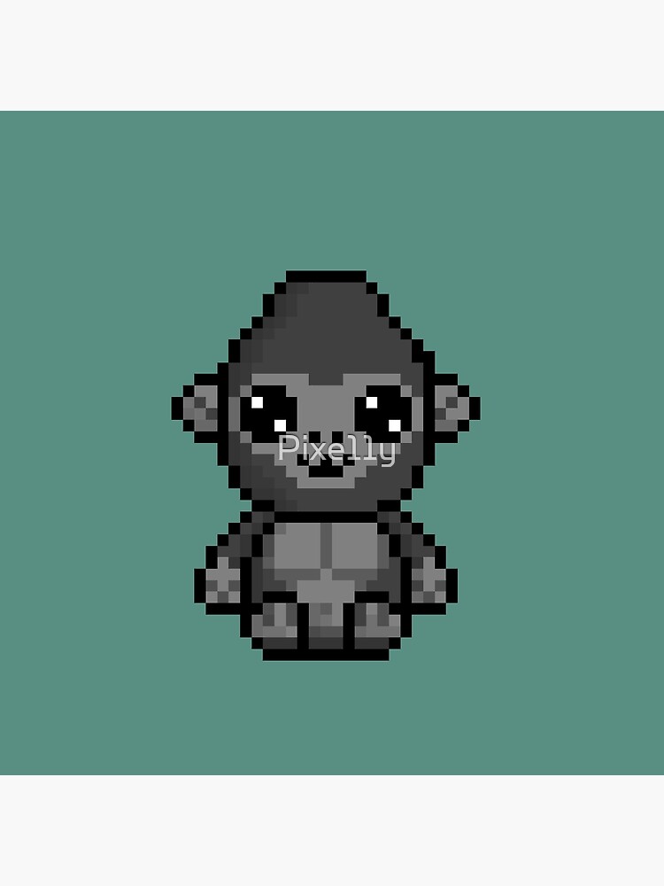 "Cute Gorilla (Chibi Pixel Animal Character)" Art Print for Sale by ...