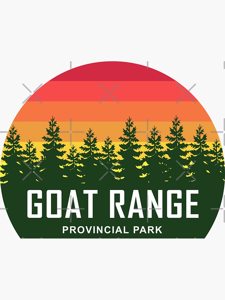 "Goat Range Provincial Park" Sticker for Sale by esskay | Redbubble