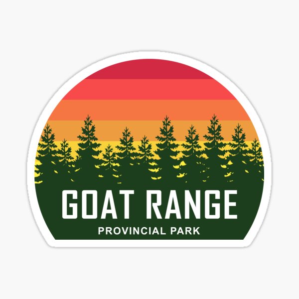 "Goat Range Provincial Park" Sticker for Sale by esskay | Redbubble
