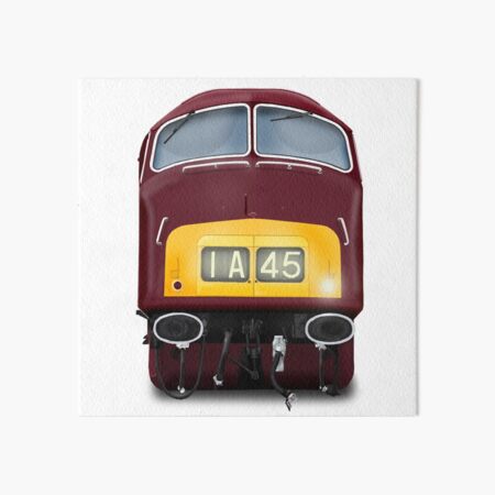 "Class 42 "Warship" Western Region in Maroon Livery" Art Board Print by ...